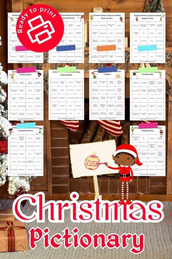 Free Printable Christmas Pictionary – Fun Holiday Game for All Ages