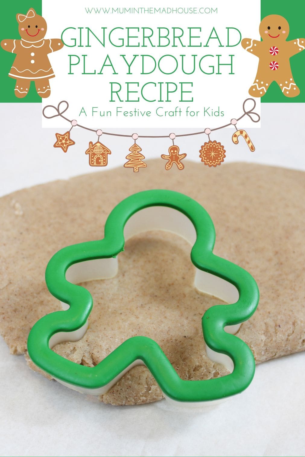 The Best Gingerbread Playdough Recipe: A Fun & Festive Holiday Craft ...