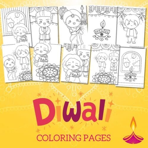 20 Fun Diwali Crafts & Printables for Kids – Creative Festival of ...