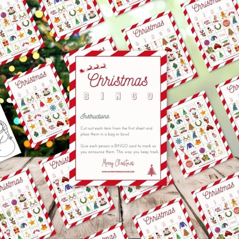 Christmas Bingo Game with Free Printables: A Fun Holiday Activity for ...