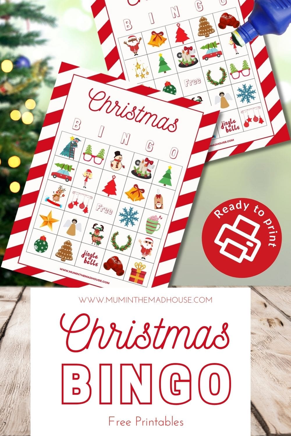 Christmas Bingo Game with Free Printables: A Fun Holiday Activity for ...