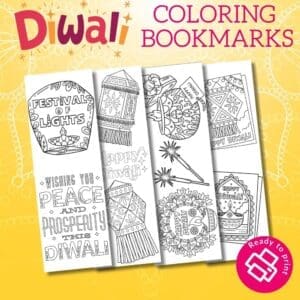 20 Fun Diwali Crafts & Printables for Kids – Creative Festival of ...