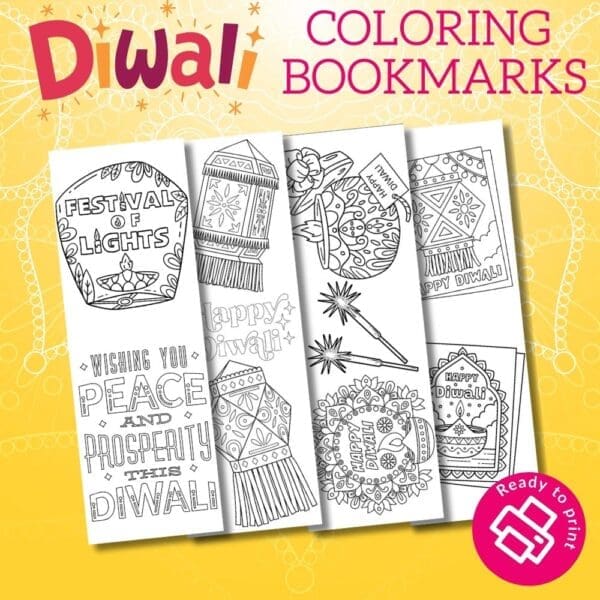 20 Fun Diwali Crafts & Printables for Kids – Creative Festival of ...