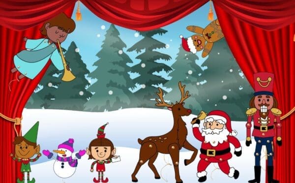 Create Your Own Christmas Articulated Puppets: A Fun Coloring and Craft ...