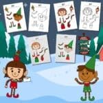Free Printable Elf Puppets - Fun Christmas Craft for Kids