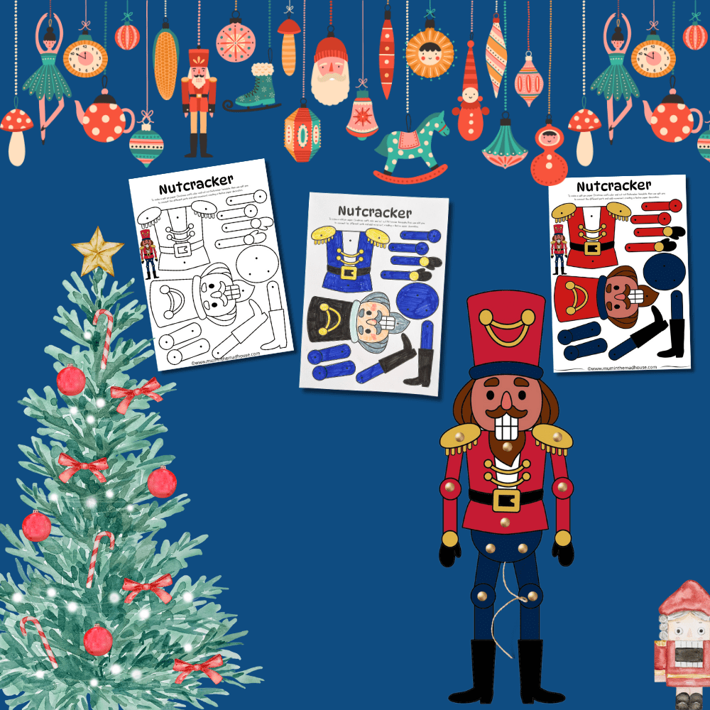 Free Printable Nutcracker Puppet - Classic Christmas Craft