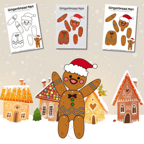 Free Printable Gingerbread Man Puppet - Fun Christmas Craft