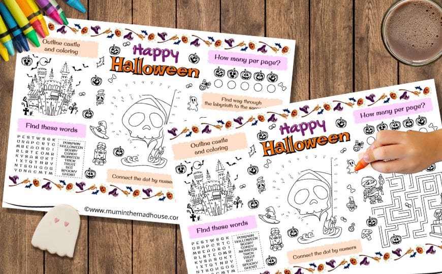 Free Printable Halloween Fun Activity Sheet – Perfect for Spooky Season ...