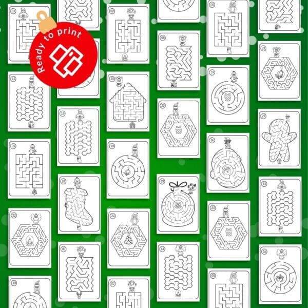 Christmas Mazes Download | Mum In The Madhouse
