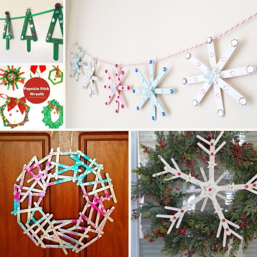 50 Creative Popsicle Stick Christmas Crafts for Kids - Festive DIY Ideas