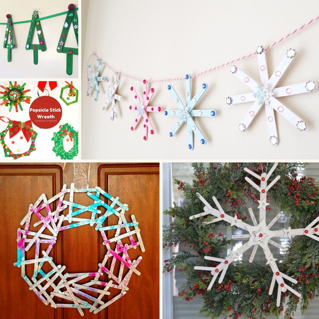 50 Creative Popsicle Stick Christmas Crafts for Kids - Festive DIY Ideas