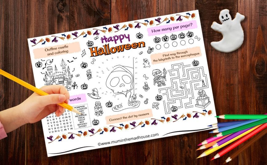 Free Printable Halloween Fun Activity Sheet – Perfect for Spooky Season ...
