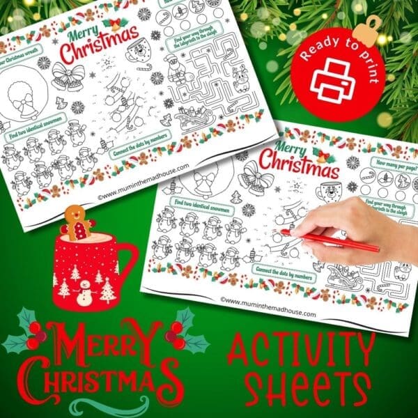 Fun Free Printable Christmas Activity Sheets – Perfect Seasonal ...