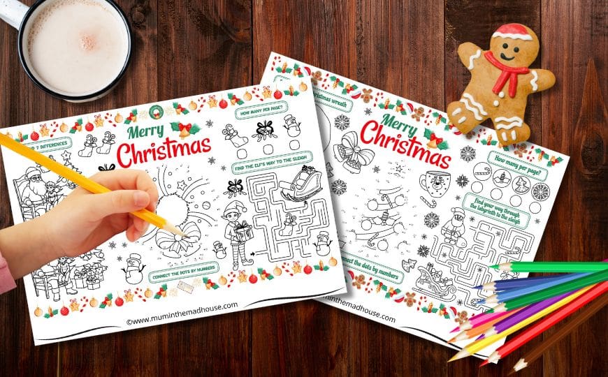 Fun Free Printable Christmas Activity Sheets – Perfect Seasonal ...