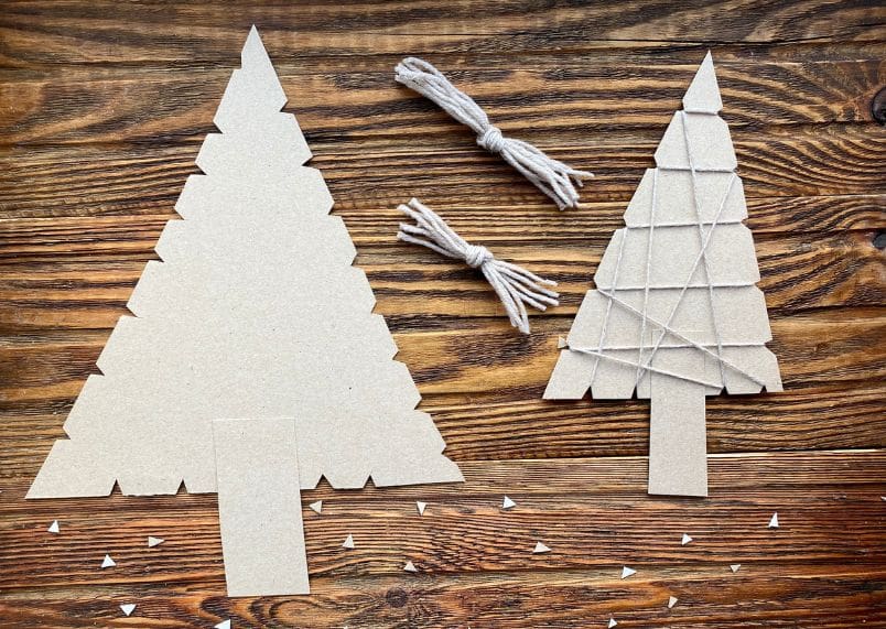 DIY Nature-Inspired Christmas Tree Craft for Kids | Eco-Friendly ...