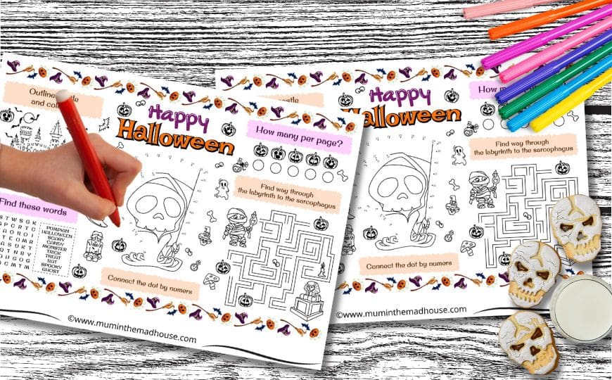 Free Printable Halloween Fun Activity Sheet – Perfect for Spooky Season ...