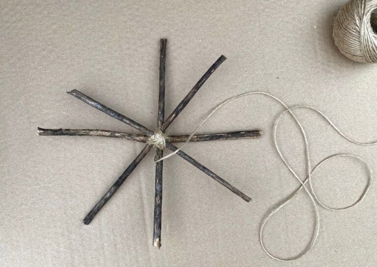 DIY Nature-Inspired Spider Web Craft | Twigs and Twine Project for Kids