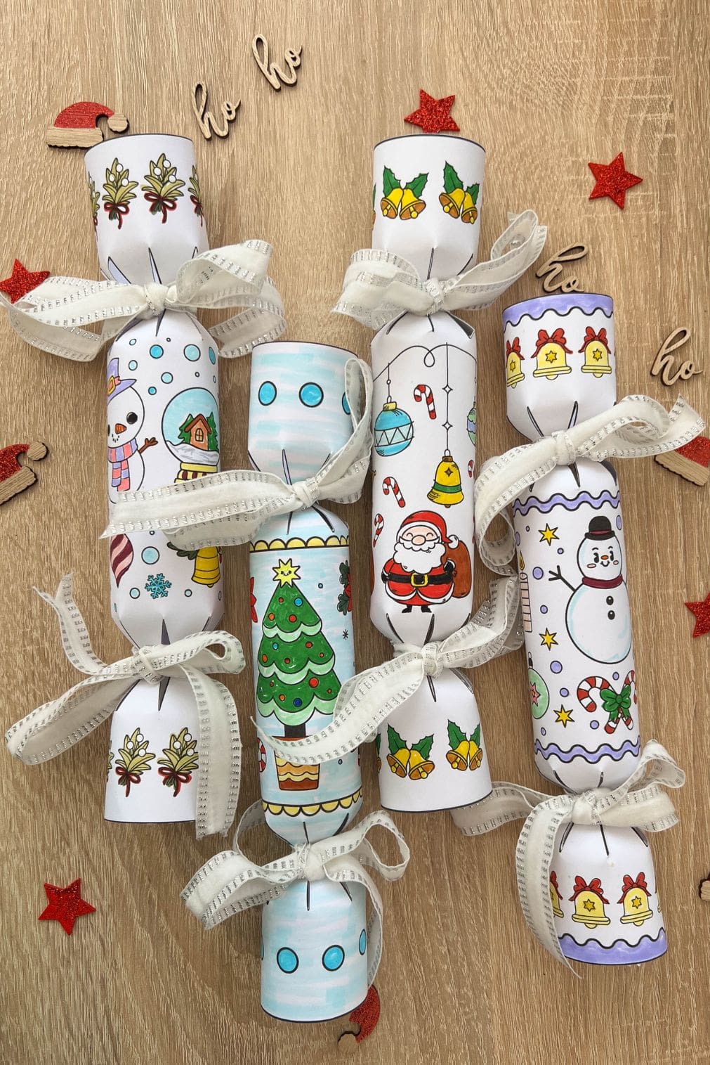DIY Christmas Cracker Colouring Printables for Kids – Fun Holiday Craft