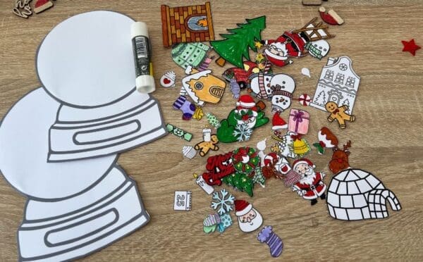 DIY Printable Snow Globe Craft – Fun Winter Activity for Kids!