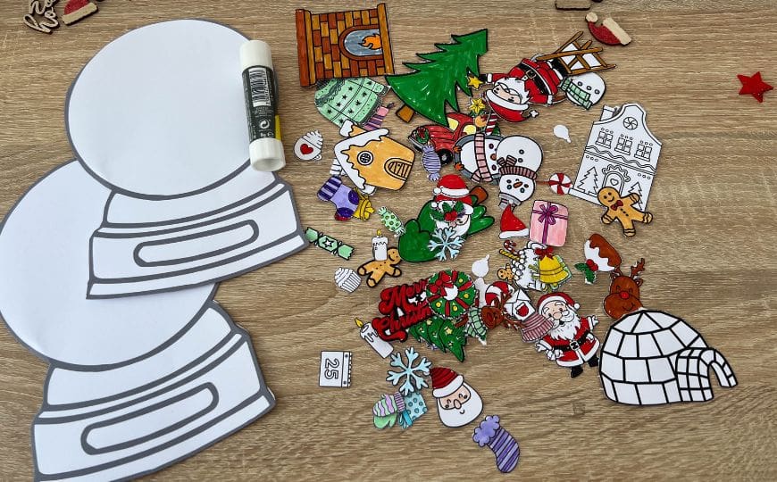 DIY Printable Snow Globe Craft – Fun Winter Activity for Kids!