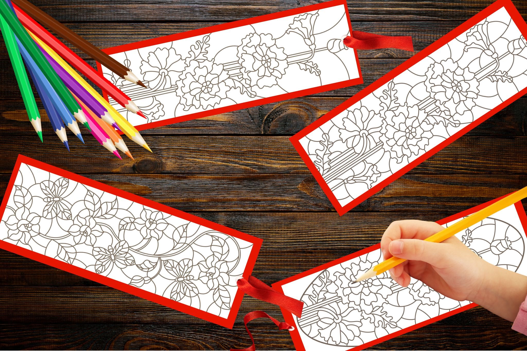 Printable Poppy Bookmarks to Color – A Creative and Reflective Craft ...