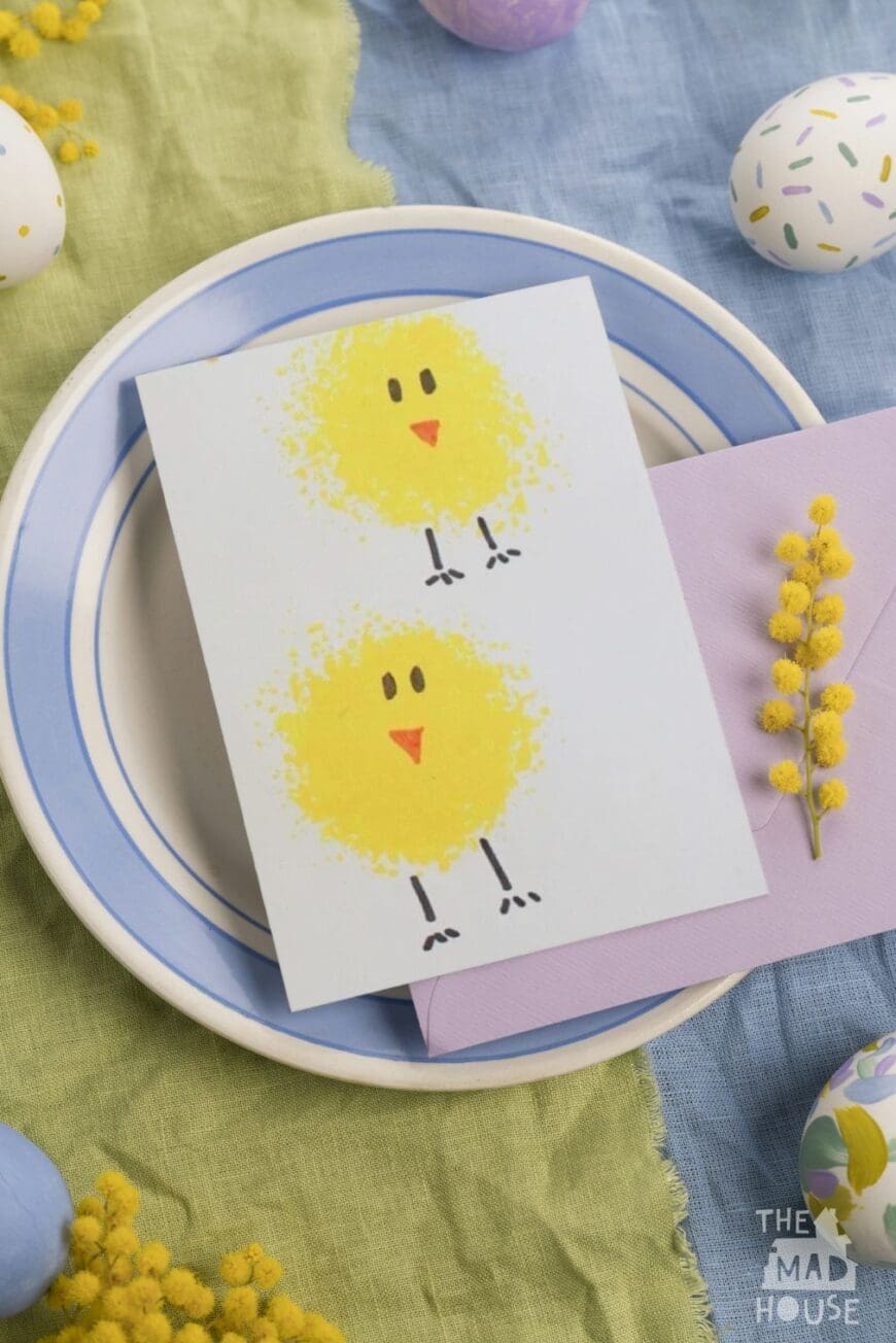 Broccoli Printed Easter Chicks: A Fun and Easy Easter Craft for Kids ...
