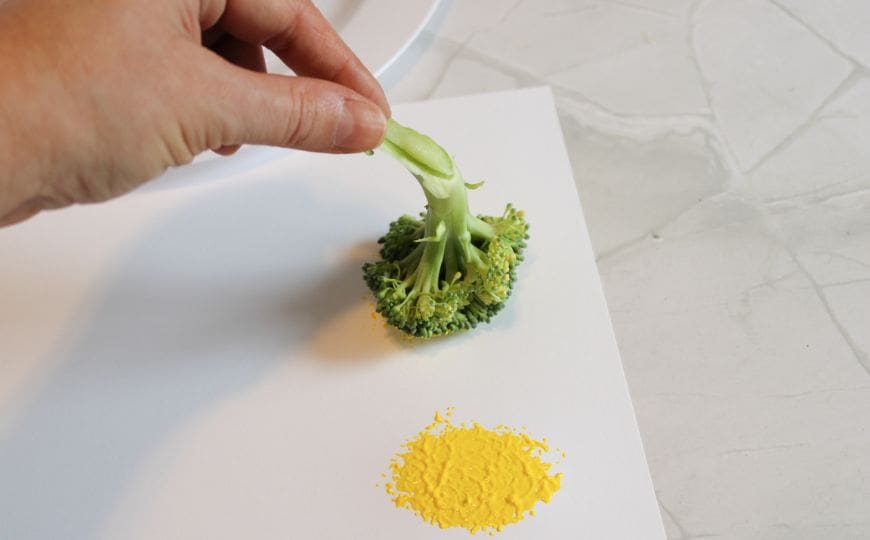 Broccoli Printed Easter Chicks: A Fun and Easy Easter Craft for Kids ...