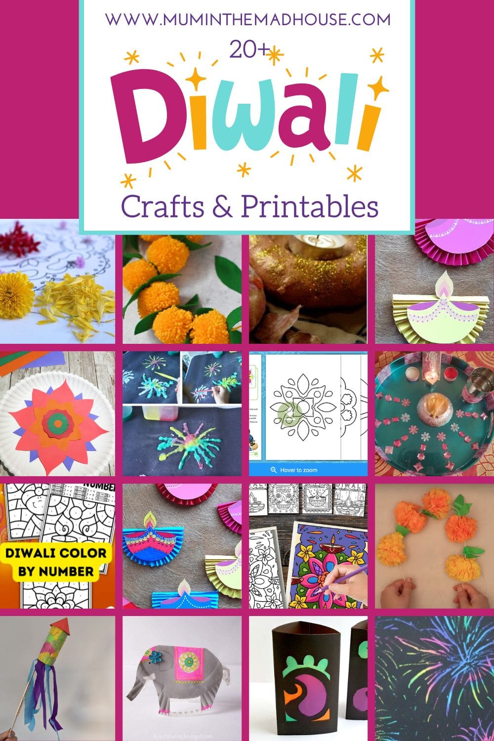 20 Fun Diwali Crafts & Printables for Kids – Creative Festival of ...