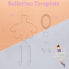Super Cute Ballerina Craft for Kids with Free Printable Template | Mum ...