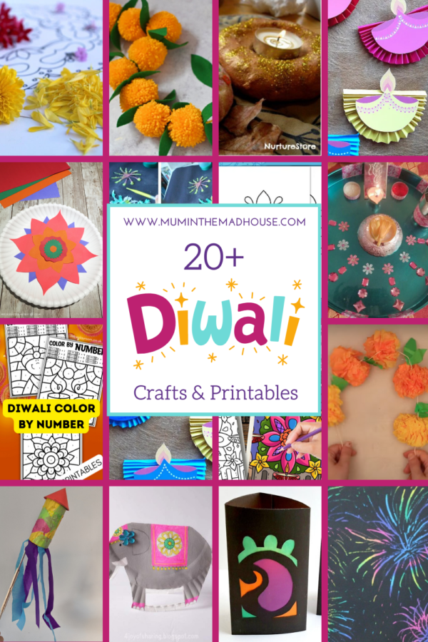 20 Fun Diwali Crafts & Printables for Kids – Creative Festival of ...