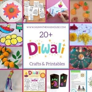 20 Fun Diwali Crafts & Printables for Kids – Creative Festival of ...