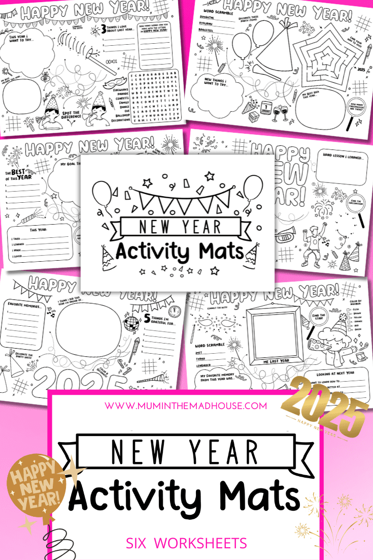 Free New Year’s Activity Mats – Fun & Engaging for Kids