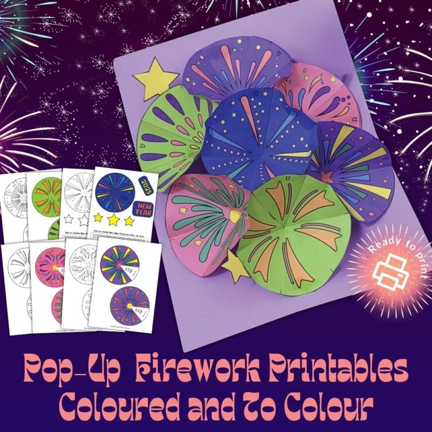 Create Stunning Pop-Up Firework Craft – Perfect for New Year, Diwali ...