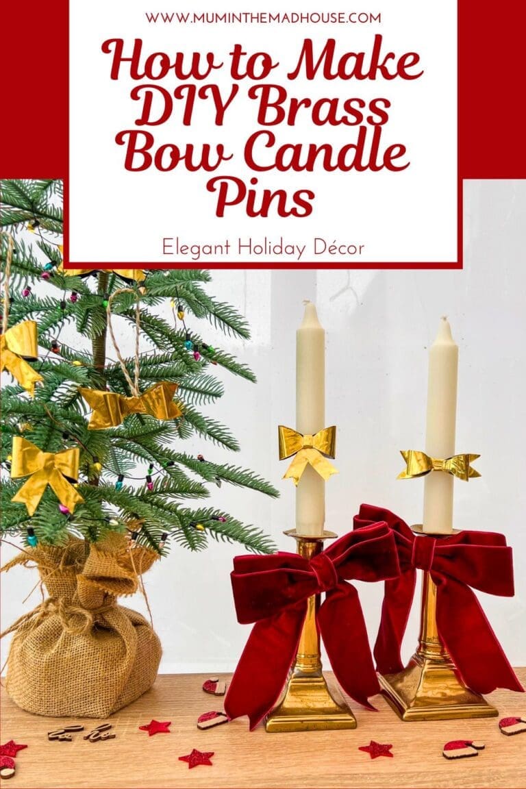 DIY Brass Bow Candle Pins & Ornaments – Upcycled Elegance with Free ...