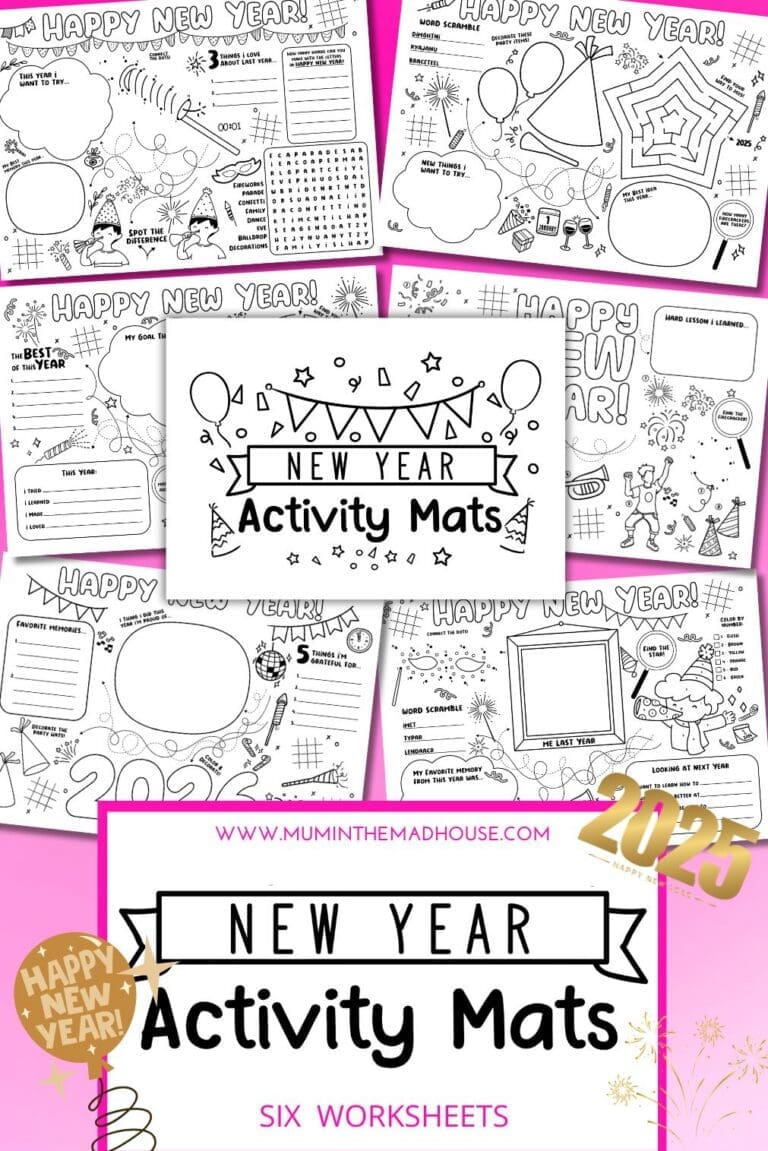 Free New Year’s Activity Mats – Fun & Engaging for Kids