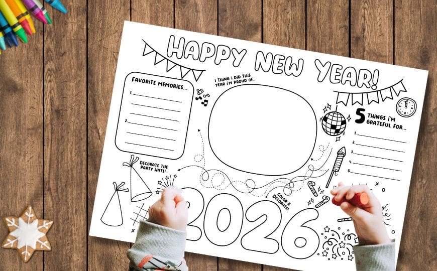 Free New Year’s Activity Mats – Fun & Engaging for Kids