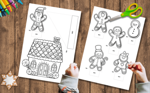 Create a Festive Gingerbread Village with Printable Crafts for Kids