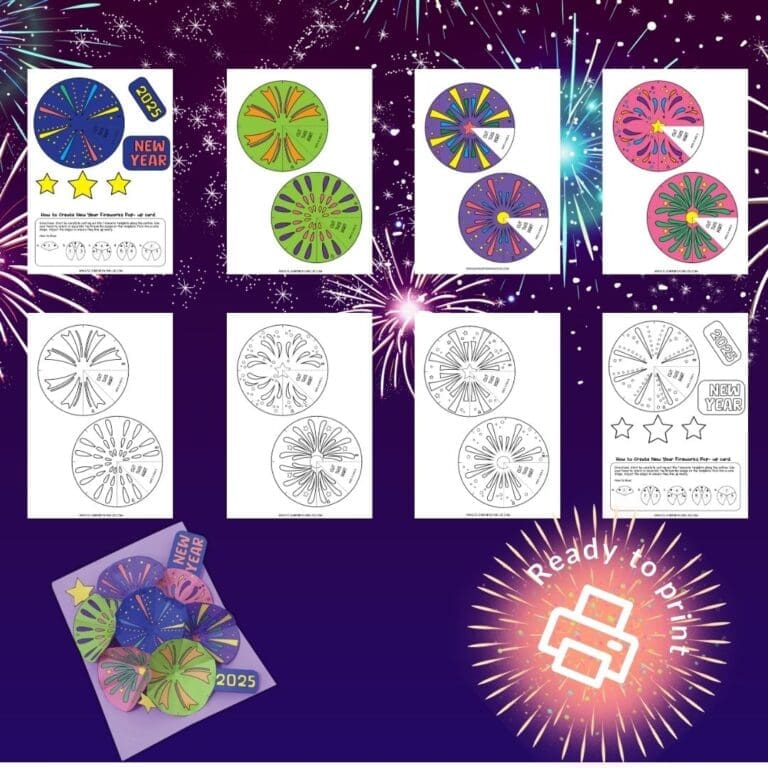 Create Stunning Pop-Up Firework Craft – Perfect for New Year, Diwali ...