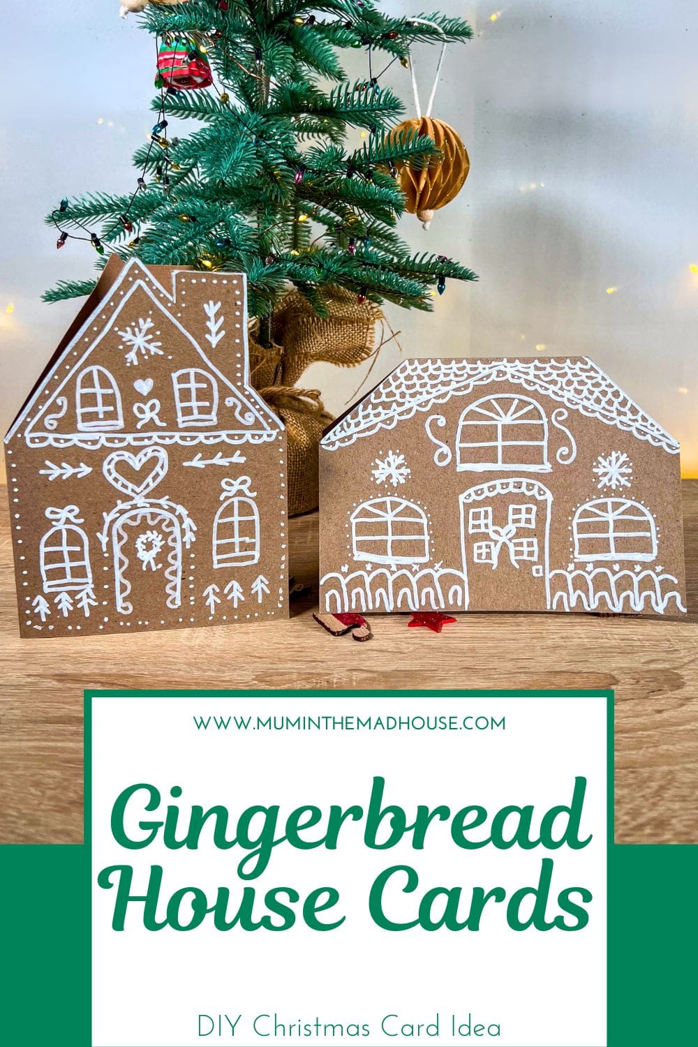 DIY Gingerbread House Christmas Cards – Festive & Handmade Holiday ...