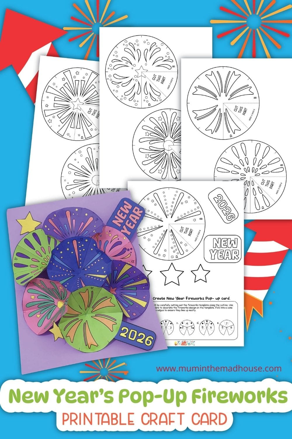 Create Stunning Pop-Up Firework Craft – Perfect for New Year, Diwali ...