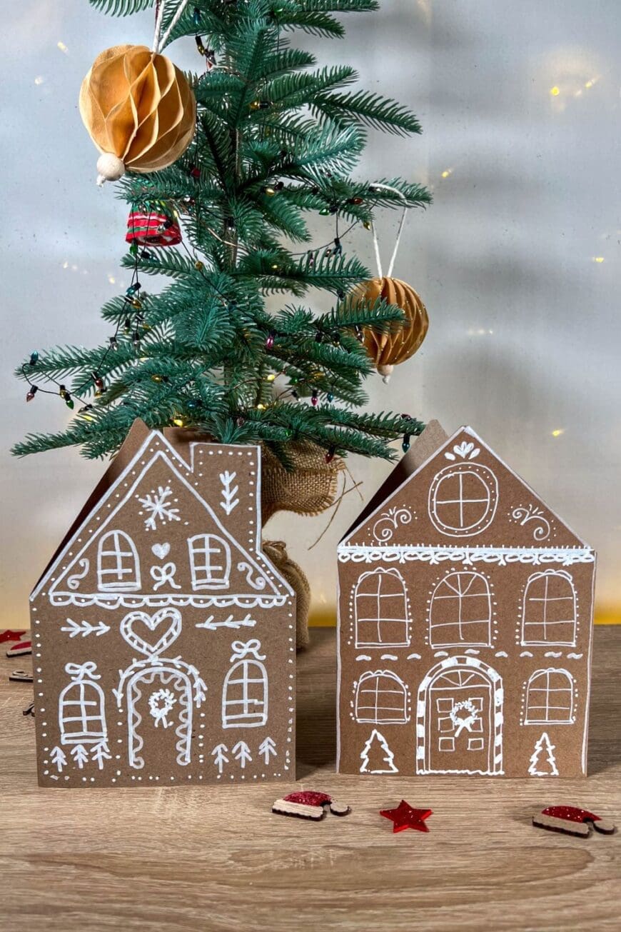 DIY Gingerbread House Christmas Cards – Festive & Handmade Holiday ...