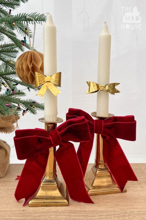 DIY Brass Bow Candle Pins & Ornaments – Upcycled Elegance with Free ...