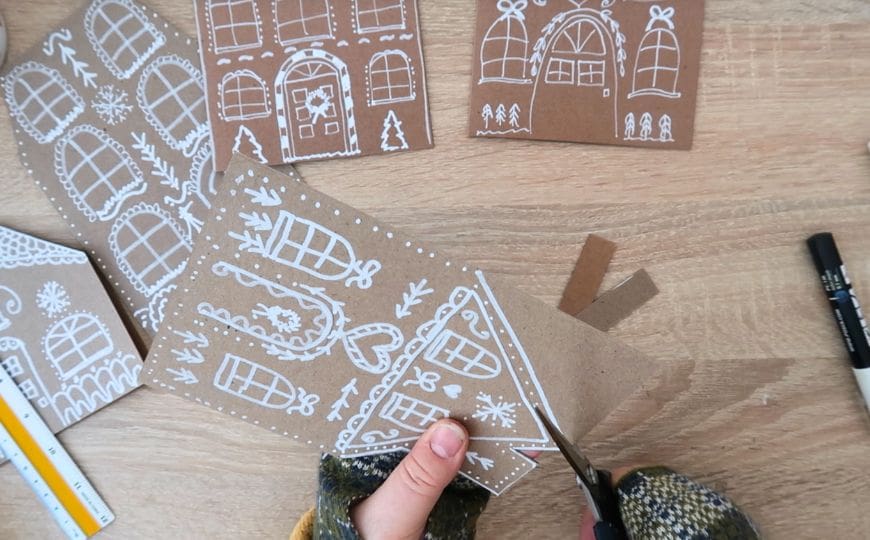 DIY Gingerbread House Christmas Cards – Festive & Handmade Holiday ...