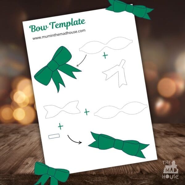 Mini Bow Template | Mum In The Madhouse