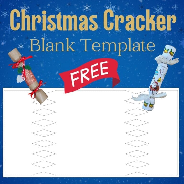 DIY Christmas Cracker Colouring Printables for Kids – Fun Holiday Craft