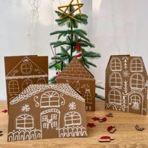 DIY Gingerbread House Christmas Cards – Festive & Handmade Holiday ...