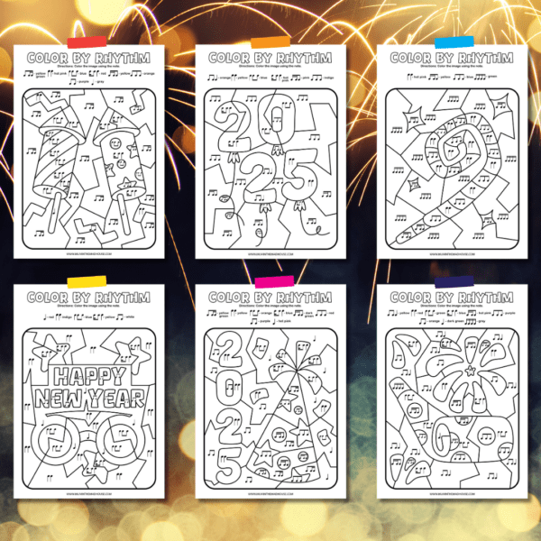Color-by-Rhythm Activity Download | Mum In The Madhouse