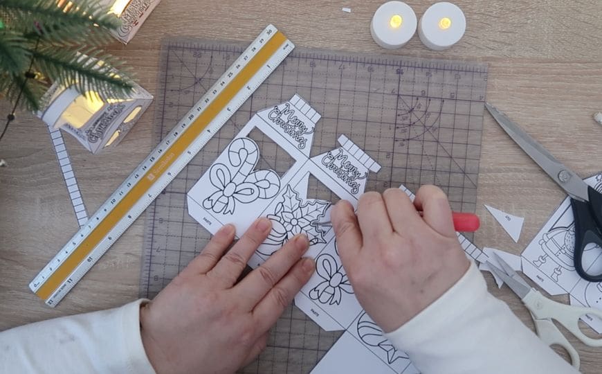 6 Printable Christmas Paper Lanterns – Easy Festive DIY Craft