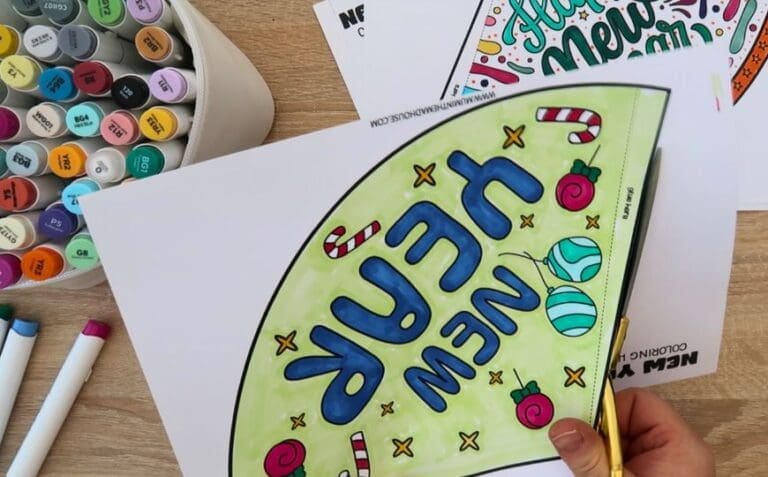 8 Free Printable New Year’s Hats – Fun Craft for 2025 Celebrations