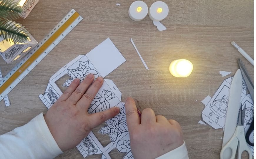 6 Printable Christmas Paper Lanterns – Easy Festive DIY Craft
